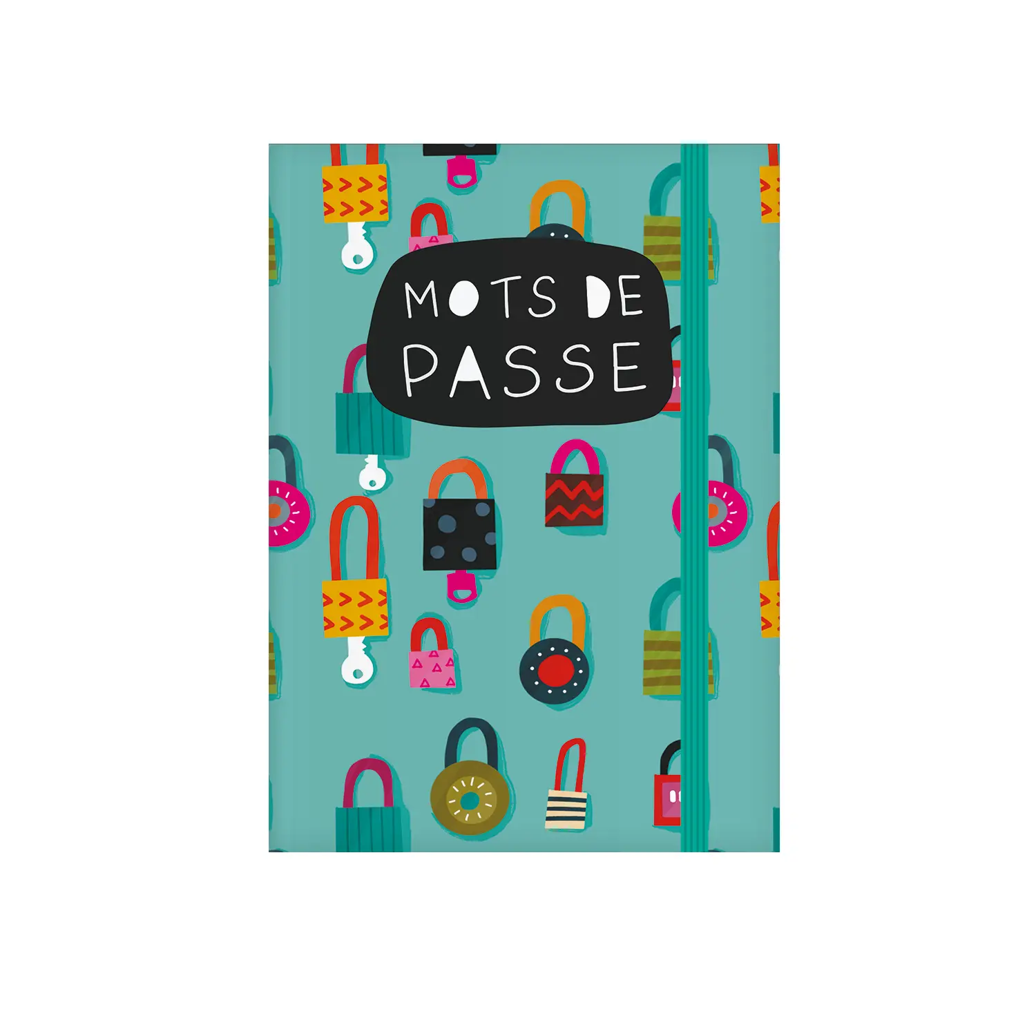 Carnet Mot de Passe Cadenas Colorés Pratique – Pierre Belvédère