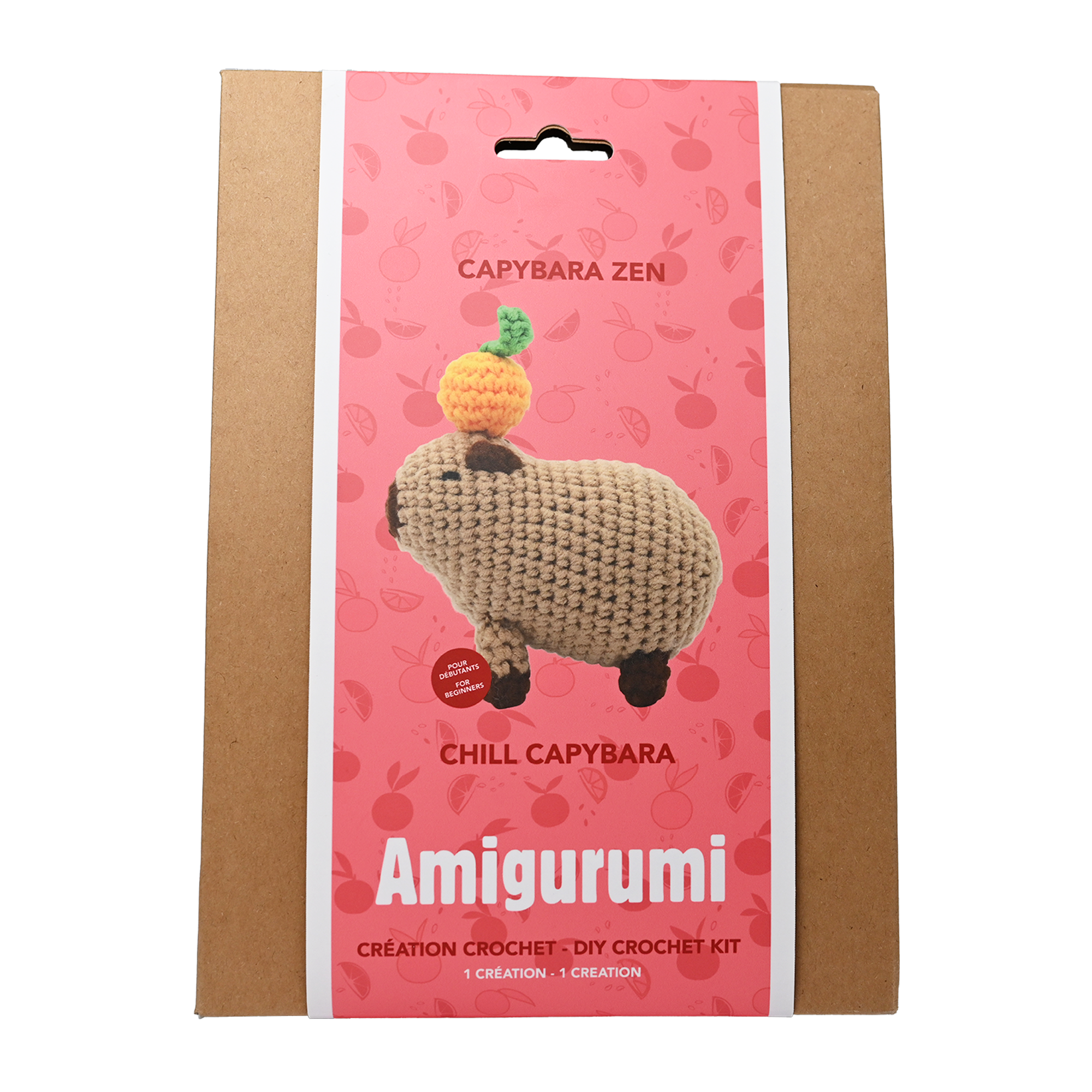 KIT DIY CROCHET – CAPYBARA ZEN – Pierre Belvédère