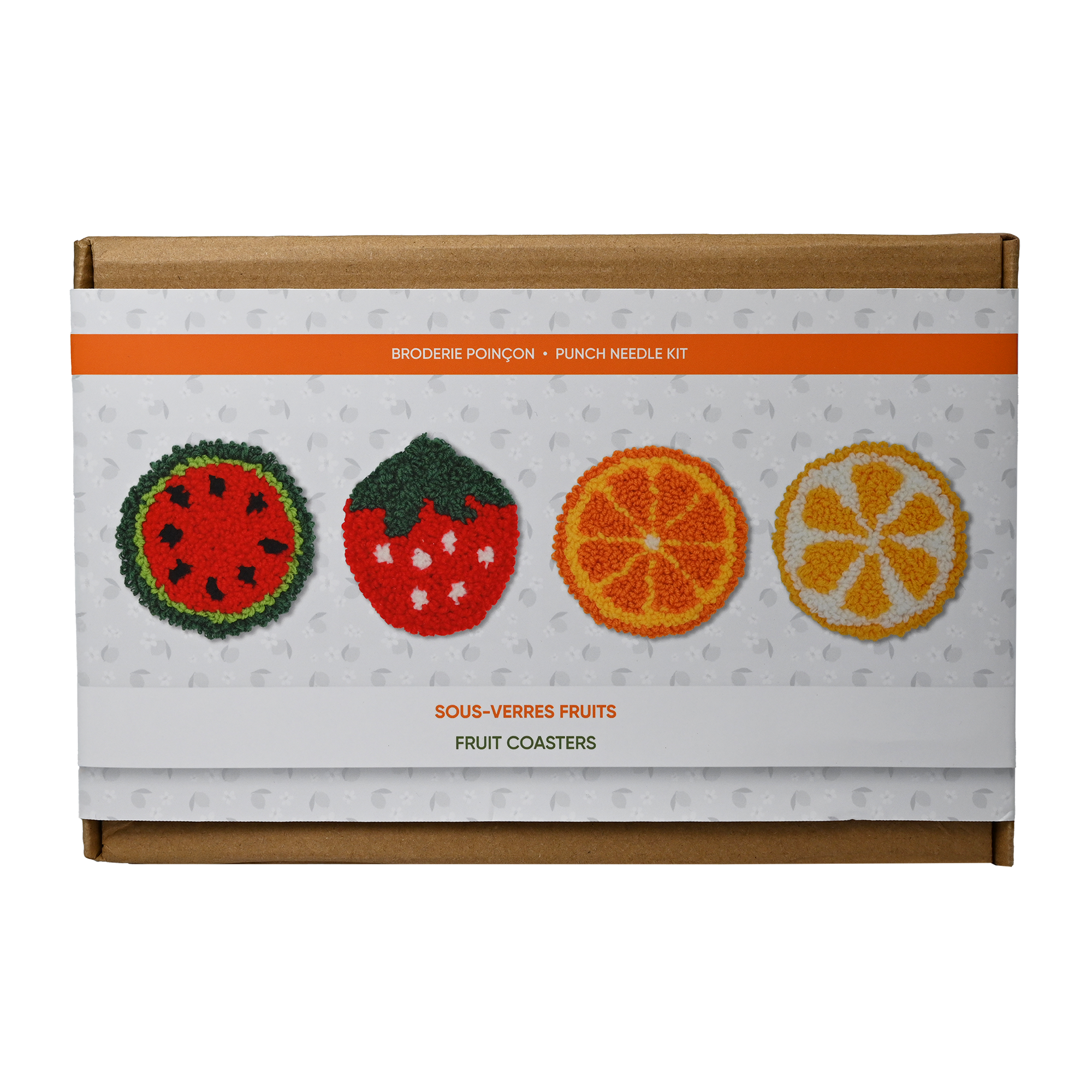 KIT SOUS-VERRES PUNCH NEEDLE – FRUIT – Pierre Belvédère