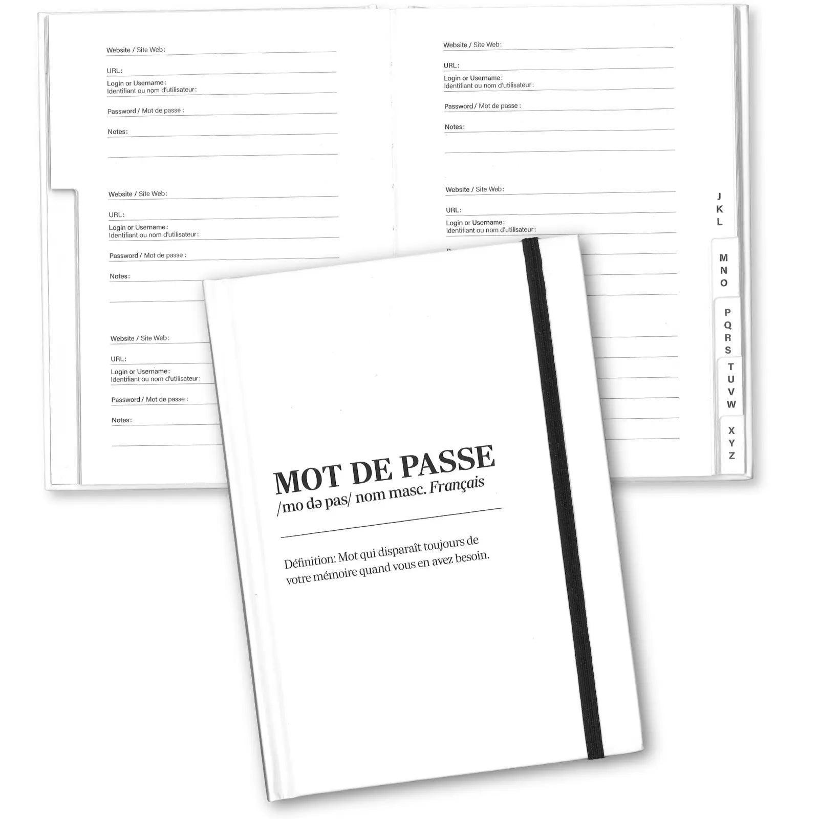 Carnet Mot De Passe Définition Guide Pratique Bilingue – Pierre Belvédère